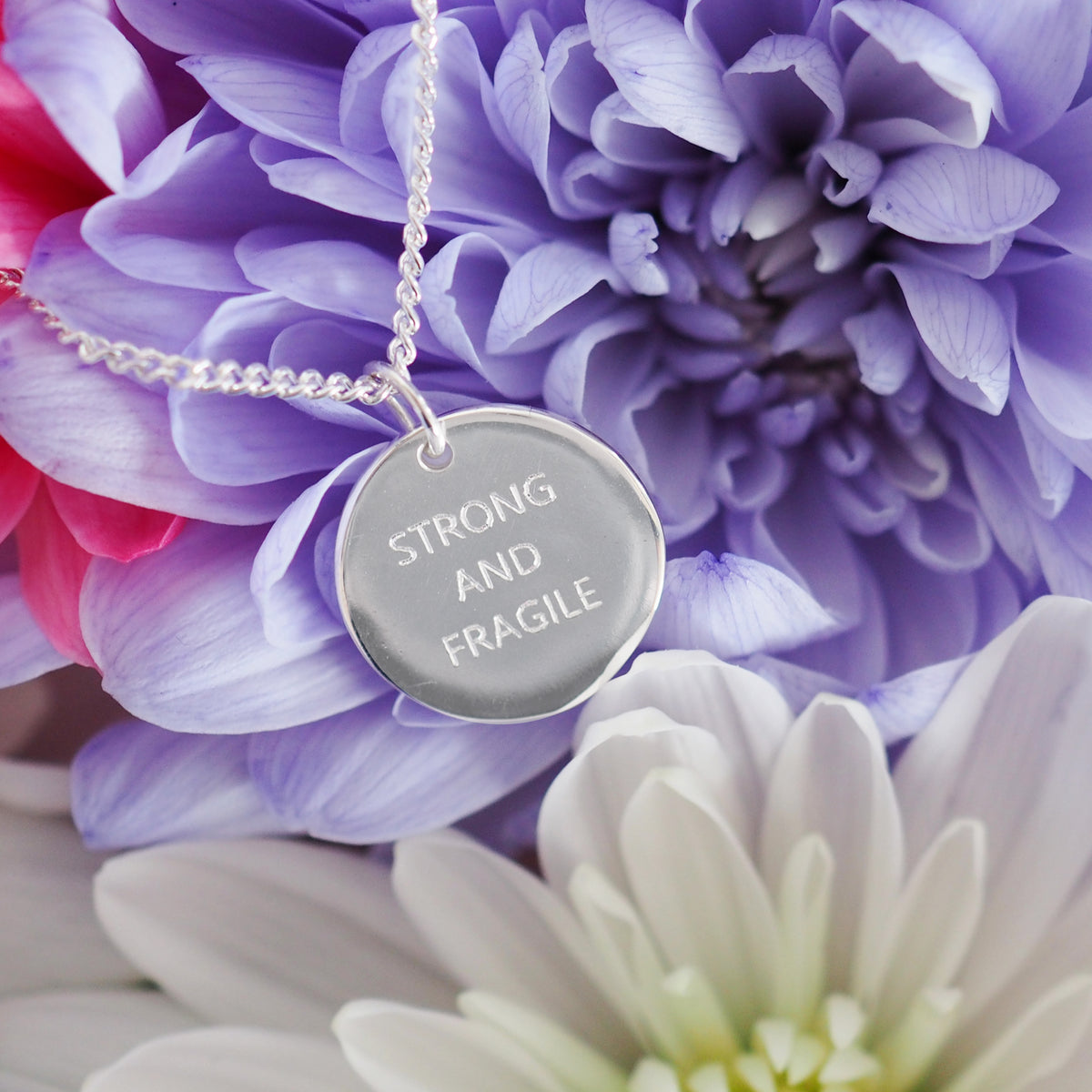 Strong and Fragile pendant – Zeal & Heart